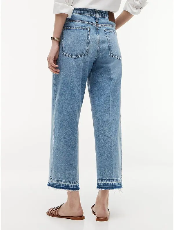 Tommy Hilfiger High-rise Cropped Wide Leg Jeans