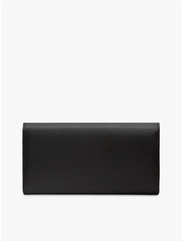 Tommy Hilfiger Monogram Turnlock Large Flap Wallet