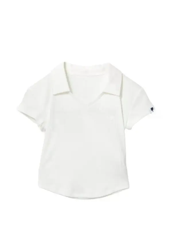 AAPE BY *A BATHING APE Apee™ A Bathing Ape® Heart Logo Cropped Polo