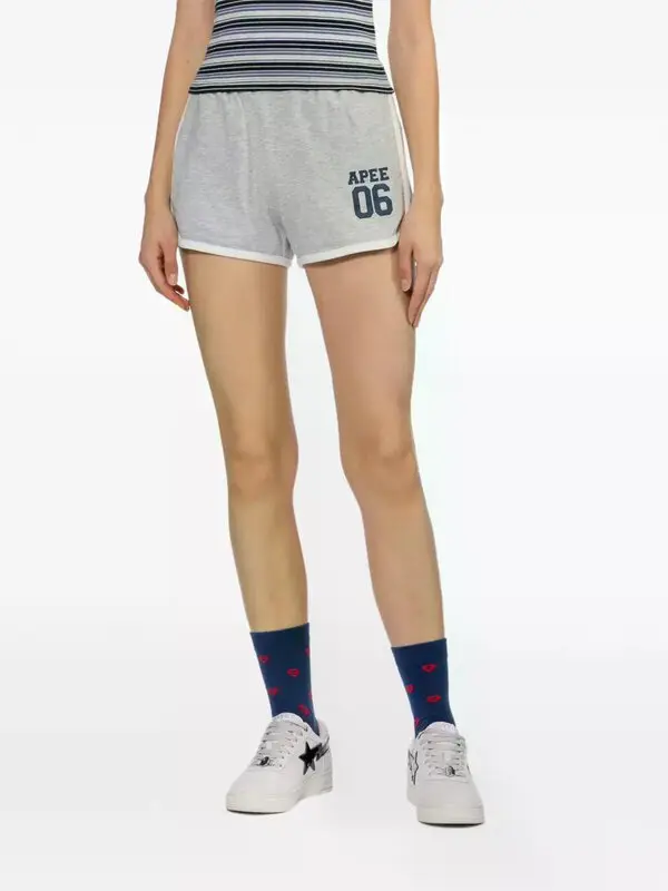 AAPE BY *A BATHING APE Apee™ A Bathing Ape® Logo Print Shorts