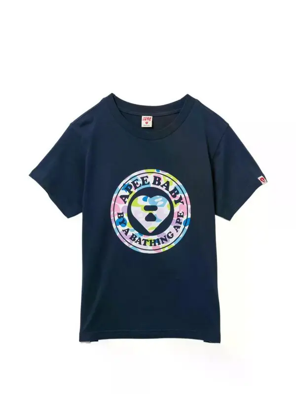 AAPE BY *A BATHING APE Apee™ A Bathing Ape® Camo Heart Logo T-shirt