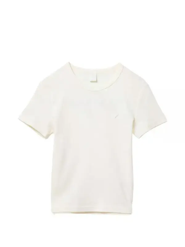 AAPE BY *A BATHING APE Apee™ A Bathing Ape® Heart Badge T-shirt - Neutrals