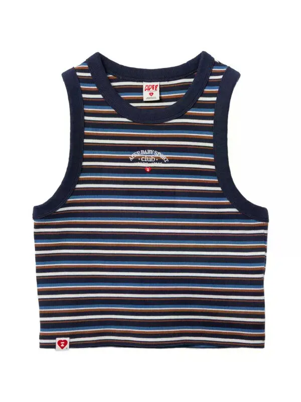 AAPE BY *A BATHING APE Striped Crop Top