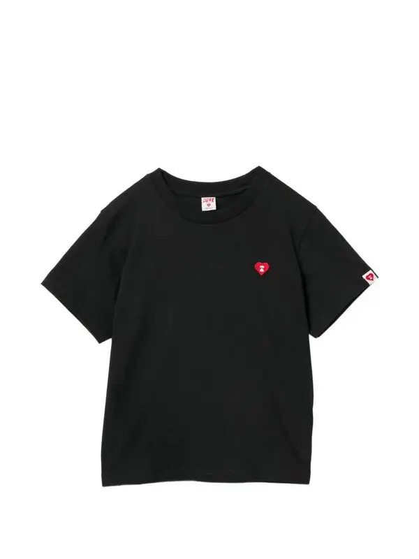 AAPE BY *A BATHING APE Heart-patch T-shirt