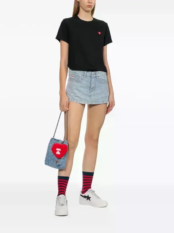 AAPE BY *A BATHING APE Heart-patch T-shirt
