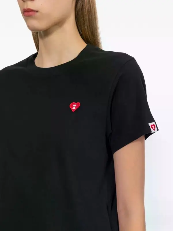 AAPE BY *A BATHING APE Heart-patch T-shirt