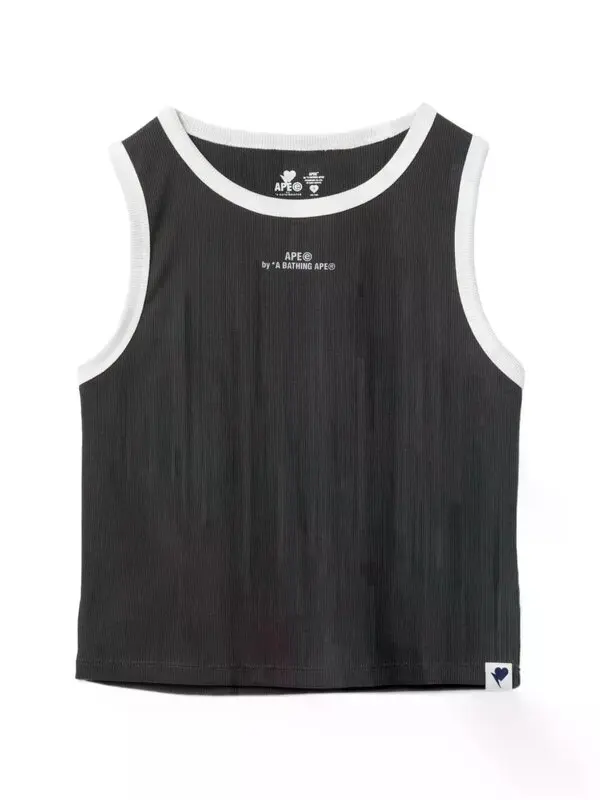 AAPE BY *A BATHING APE Apee™ A Bathing Ape® Logo Print Sleeveless Top