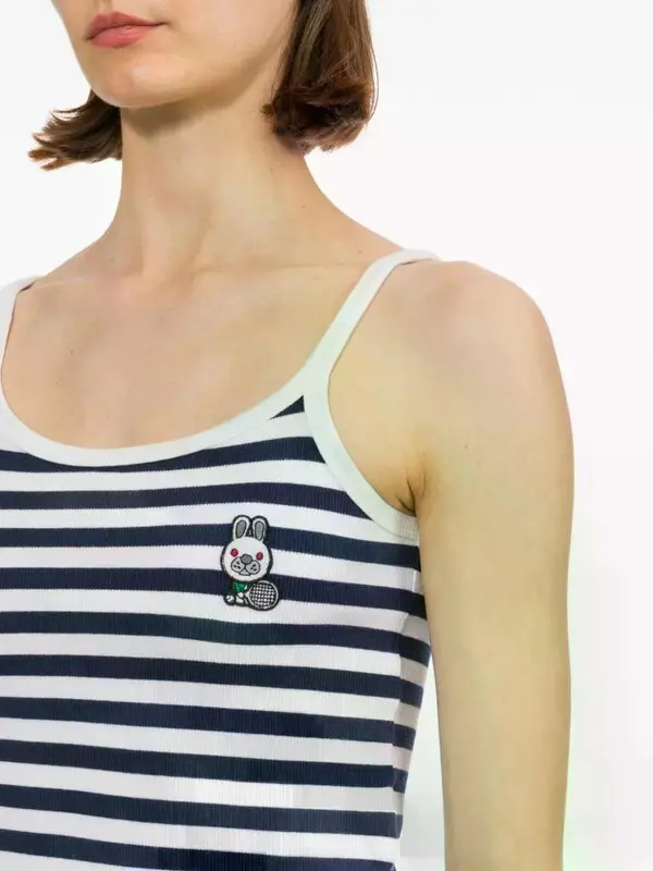 AAPE BY *A BATHING APE Striped Appliqué Top