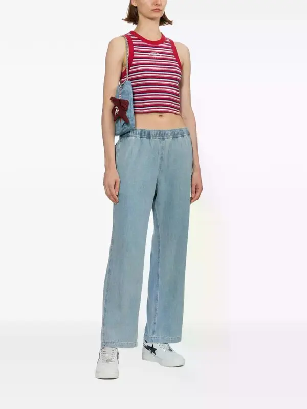 AAPE BY *A BATHING APE Apee™ A Bathing Ape® Embroidered Jeans - Blue