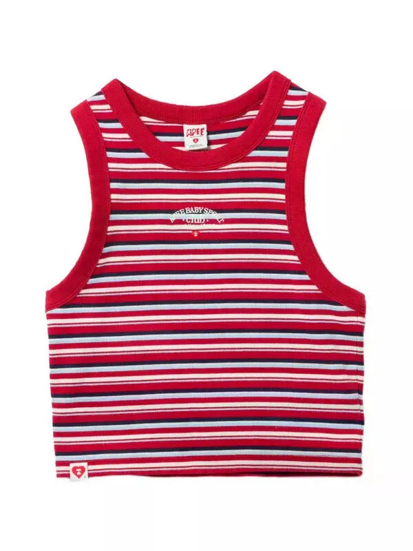AAPE BY *A BATHING APE Striped Crop Top