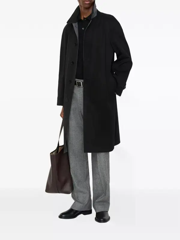 Burberry Reversible Wool Check Car Coat