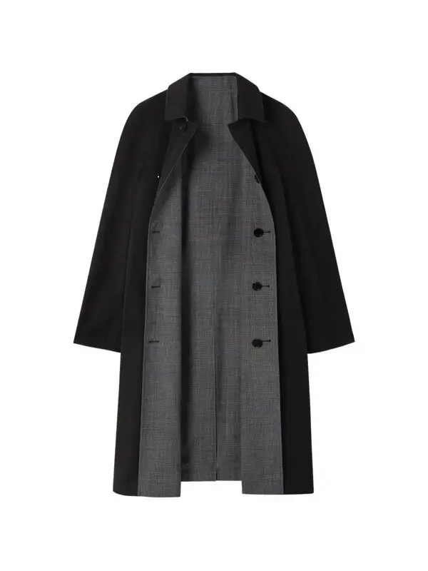 Burberry Reversible Wool Check Car Coat