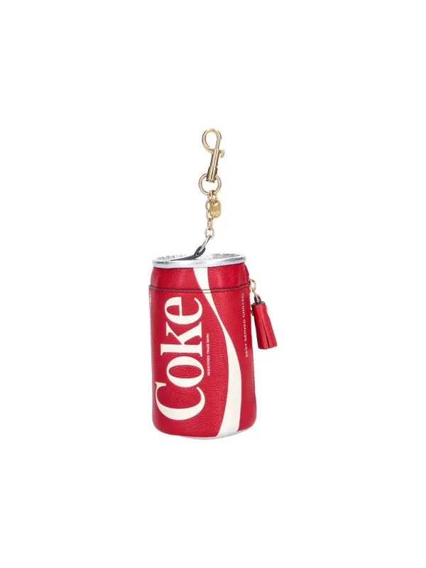 ANYA HINDMARCH Charm Coin Purse "coca Cola - Red
