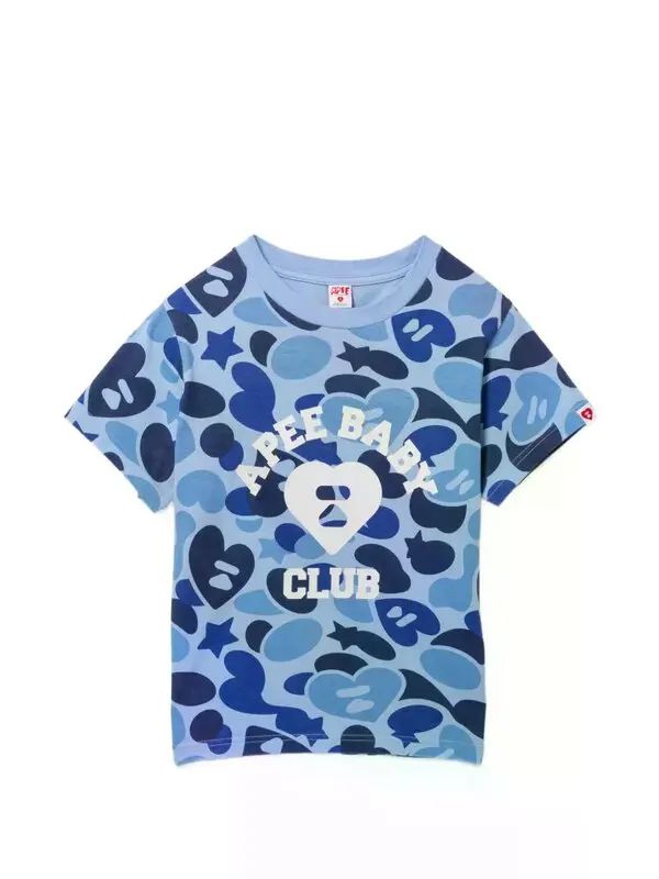 AAPE BY *A BATHING APE Apee™ A Bathing Ape® Camouflage Logo T-shirt