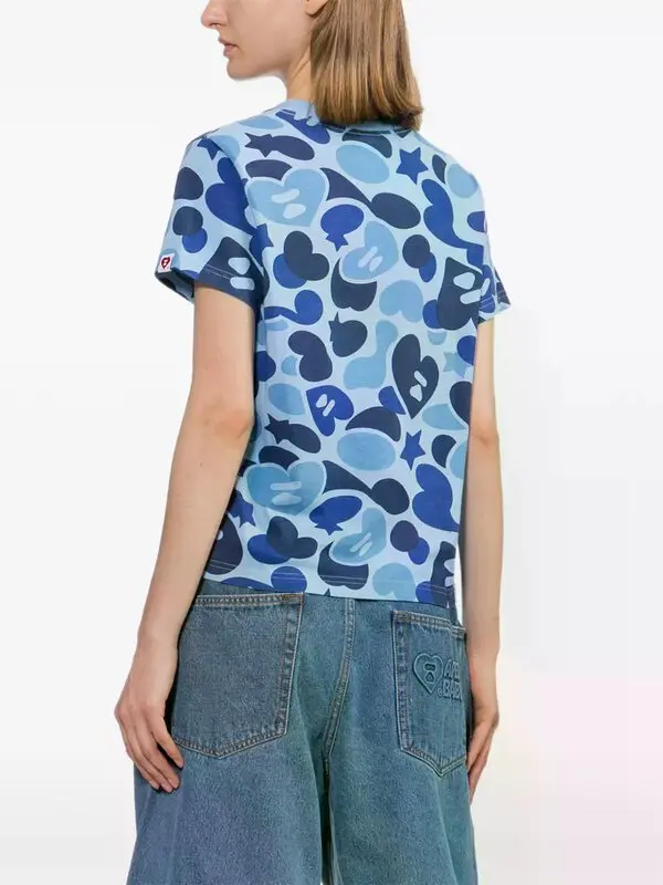 AAPE BY *A BATHING APE Apee™ A Bathing Ape® Camouflage Logo T-shirt