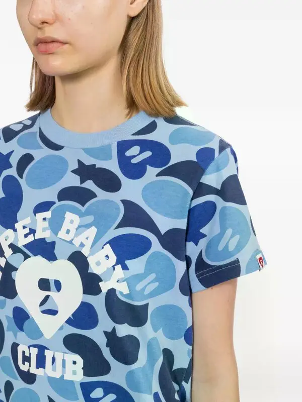 AAPE BY *A BATHING APE Apee™ A Bathing Ape® Camouflage Logo T-shirt