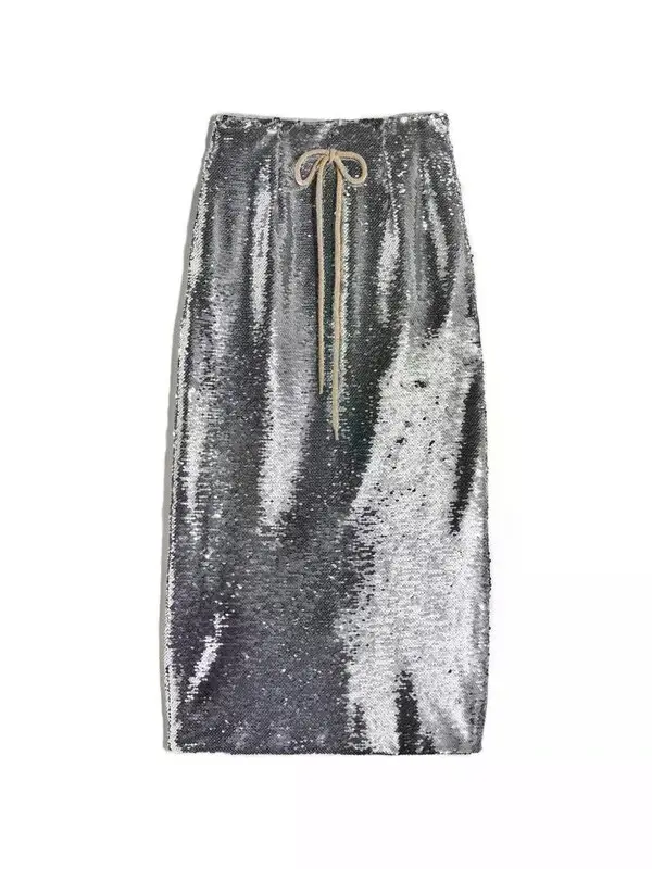 Simone Rocha Embellished Skirt - Silver