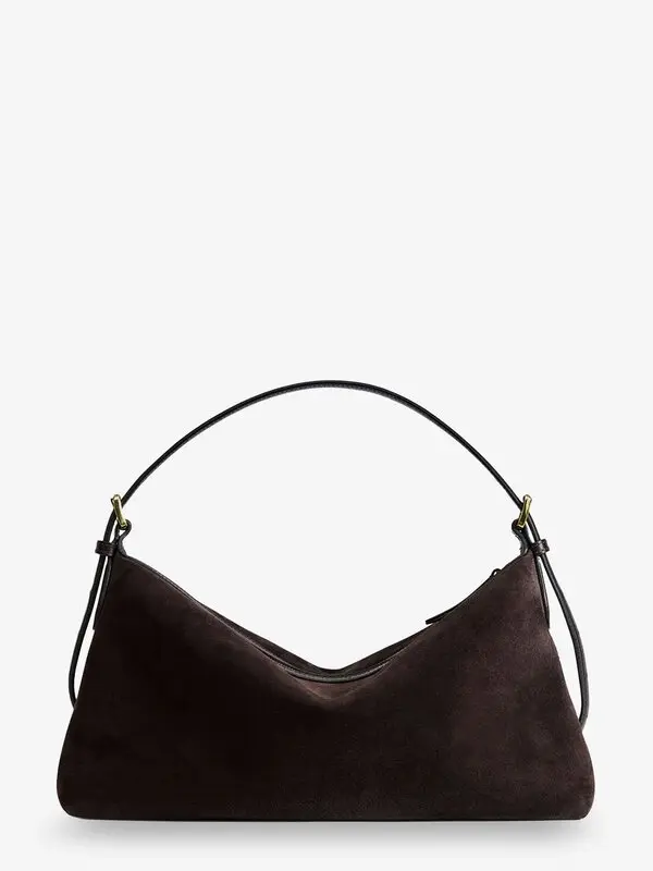 ATP ATELIER Castellare Suede Shoulder Bag - Brown