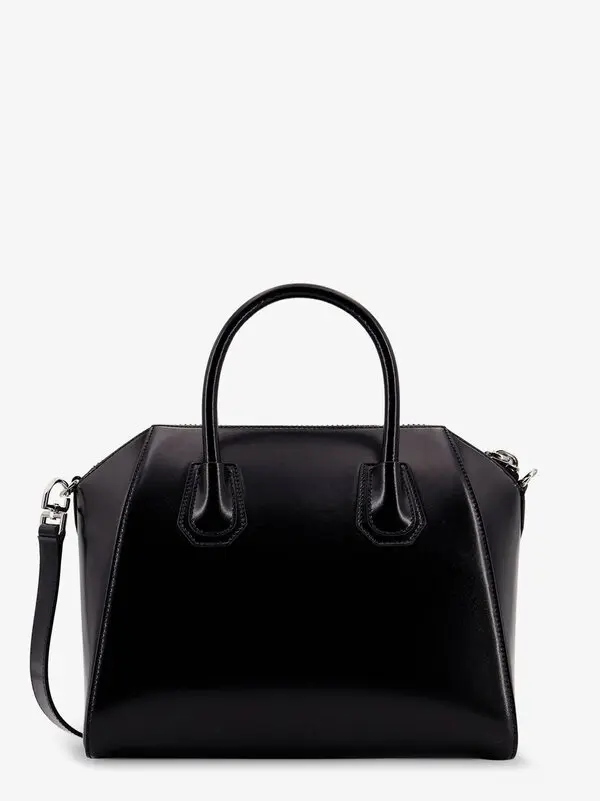 Givenchy Antigona Leather Shoulder Bag - Black