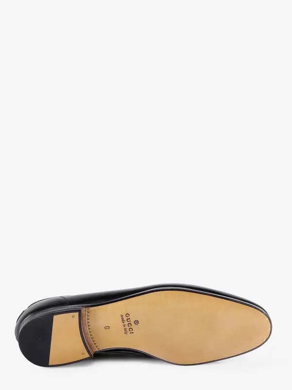 Gucci Jordaan Leather Loafers With Horsebit Detail - Black