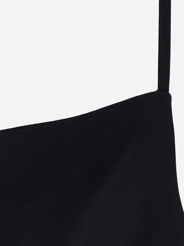 Givenchy Sleeveless Square Neck Mini Dress - Black