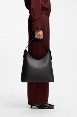 Hugo Hobo Bag With Logo Lettering