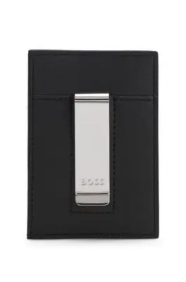 BOSS Money Clip And Card Holder With Logo Lettering