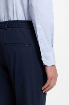 BOSS Slim-fit Business Shirt In Stretch Jersey