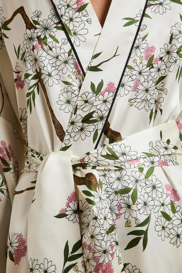 Olivia Von Halle Mimi Ana Blossom Robe