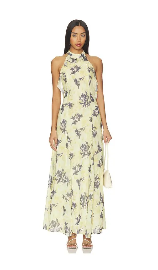 4TH & RECKLESS Portia Open Back Maxi Dress - Multi