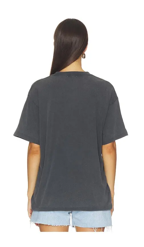 ANINE BING Melrose Stencil" Cotton T-shirt - Black