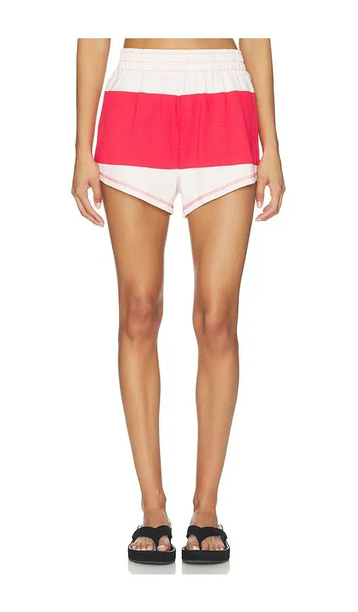 Free People Retro Rugby Set - Grapefruit Combo