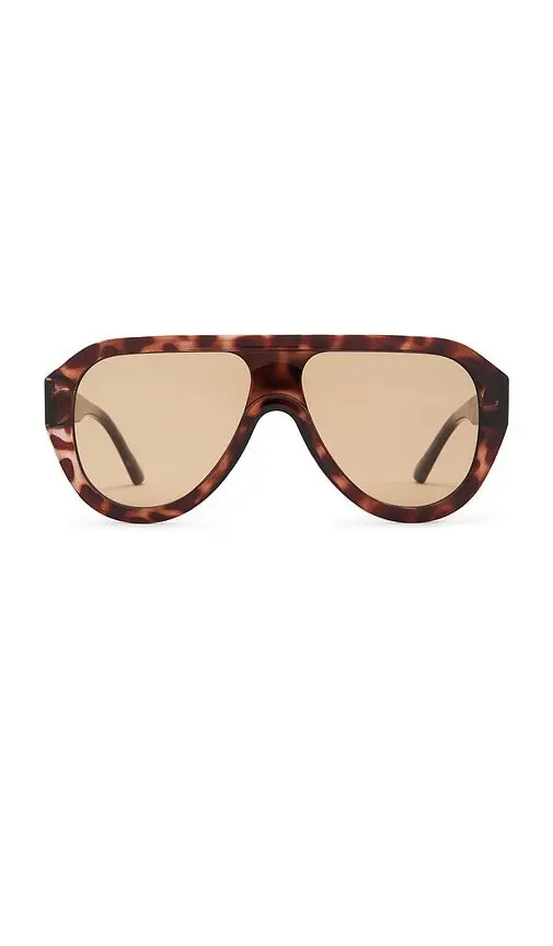 OTRA Cameron Aviator Sunglasses - Tort & Brown