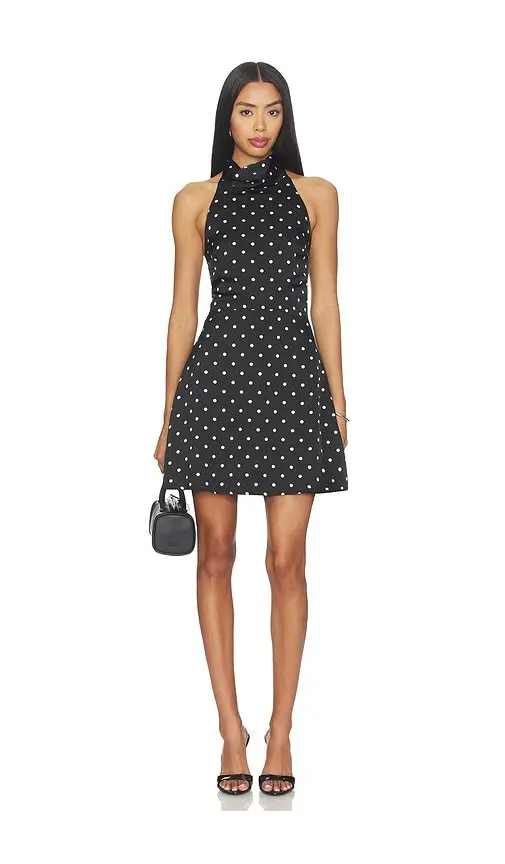 Line & Dot Sophie Mini Dress - Black