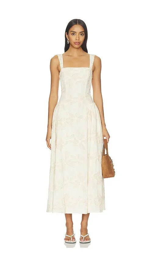 Line & Dot Lilianna Dress In Neutral