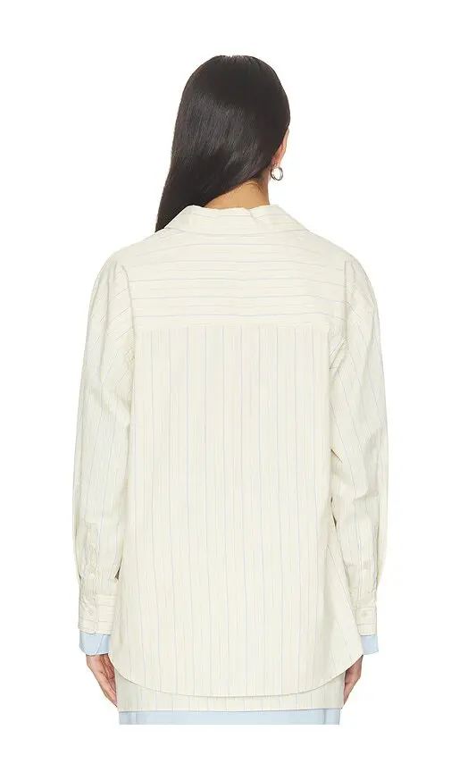 Line & Dot Marmalade Striped Button-up Shirt