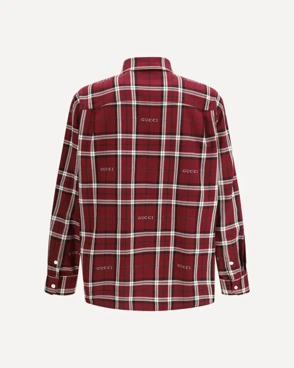 Gucci Multicolour Tartan Cotton Jacquard Shirt