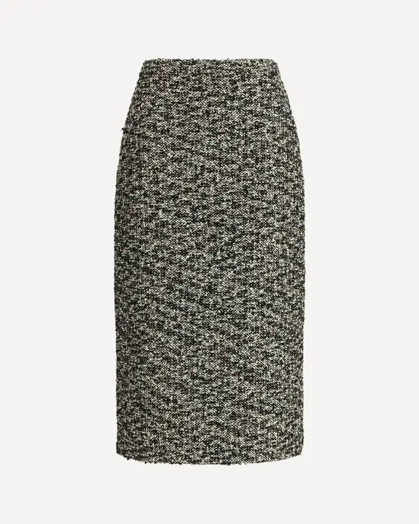 Gucci Laminated Bouclé Midi Skirt