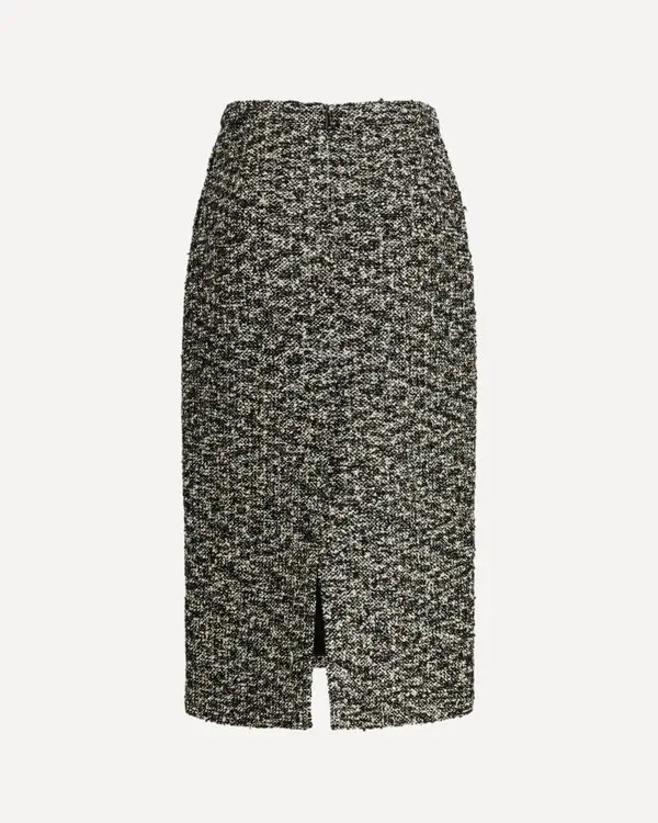 Gucci Laminated Bouclé Midi Skirt