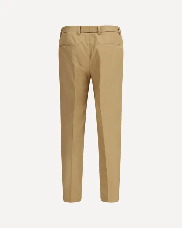 Gucci Cotton Trousers With Web Detail
