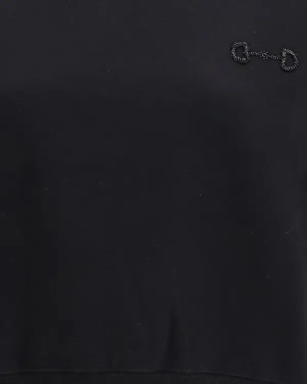 Gucci Brushed Cotton Jersey Sweatshirt With Horsebit Embroidery