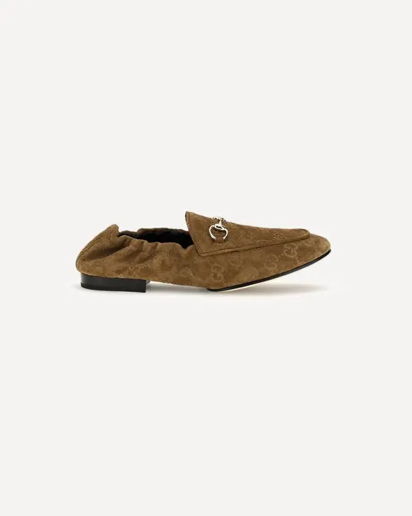 Gucci Gg Suede Loafers