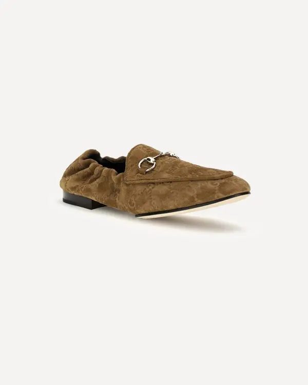 Gucci Gg Suede Loafers