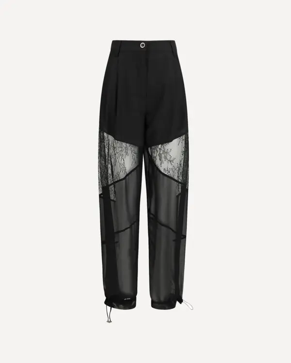 Pinko Nacy Pants With Lace Inserts