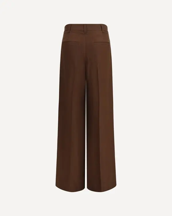 Brunello Cucinelli Wide-leg Linen Trousers