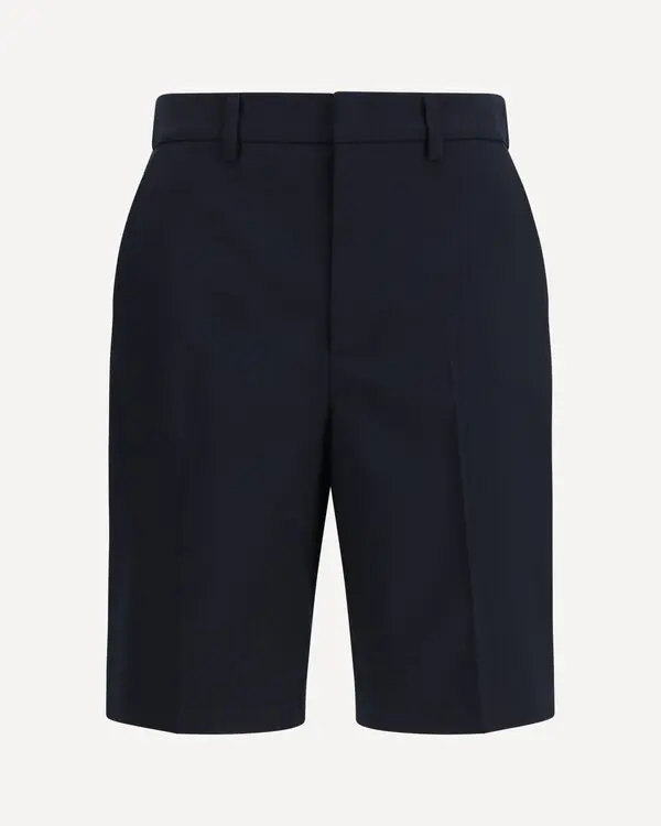 Gucci Wool Shorts With Embroidered Detail