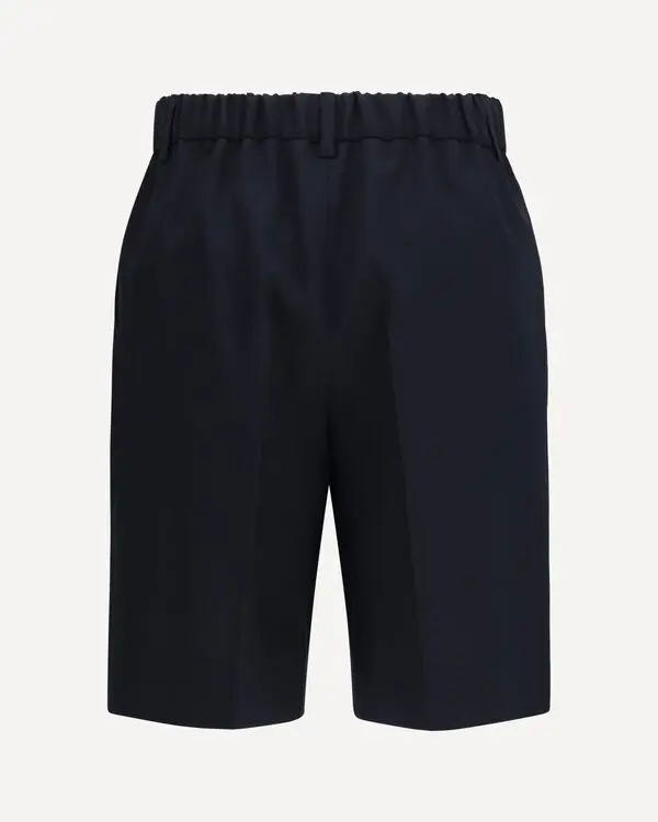 Gucci Wool Shorts With Embroidered Detail