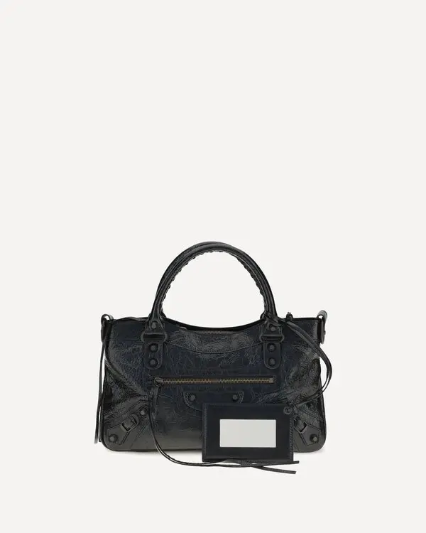 Balenciaga City First Shoulder Bag - Black