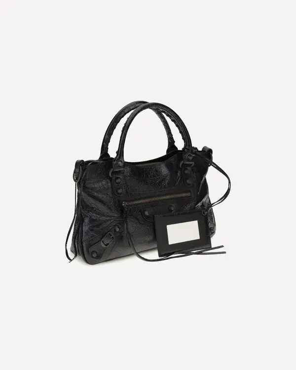 Balenciaga City First Shoulder Bag - Black