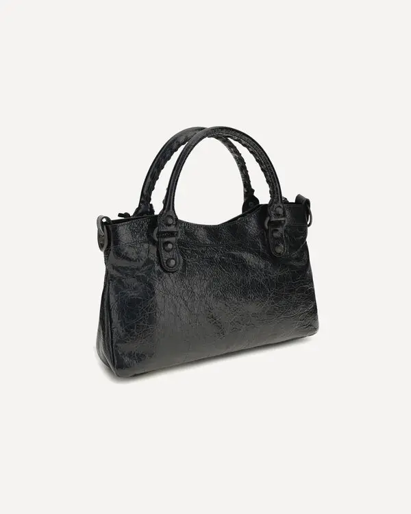 Balenciaga City First Shoulder Bag - Black